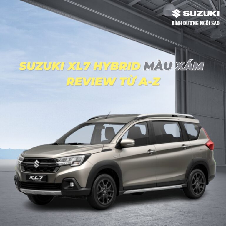 Suzuki XL7 Hybrid màu xám review chi tiết từ A-Z tính năng